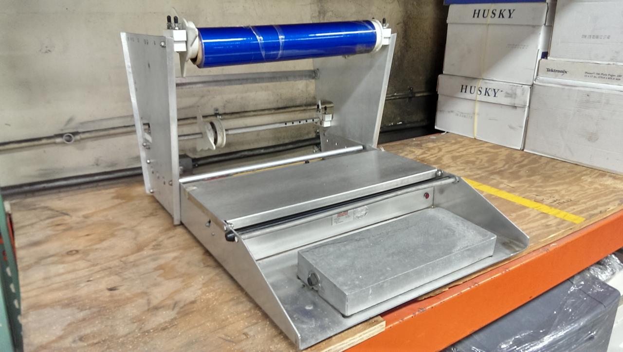 Lot #22: HeatSeal 825A Table Top Wrapper - WireBids